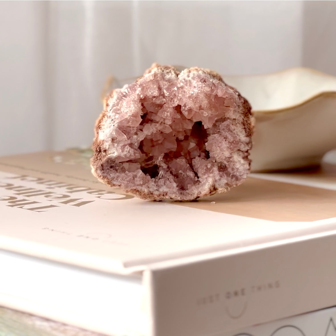 Pink Amethyst Geode - Desert Rose Crystals NZ